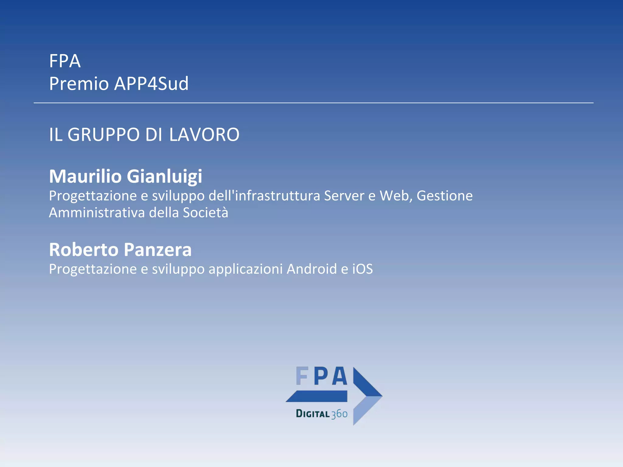 Smart Transport - premio app4 sud | PPT