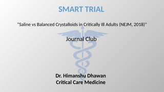 The SMART Trial -journal club presentation by dr. HIMASNHU.pptx