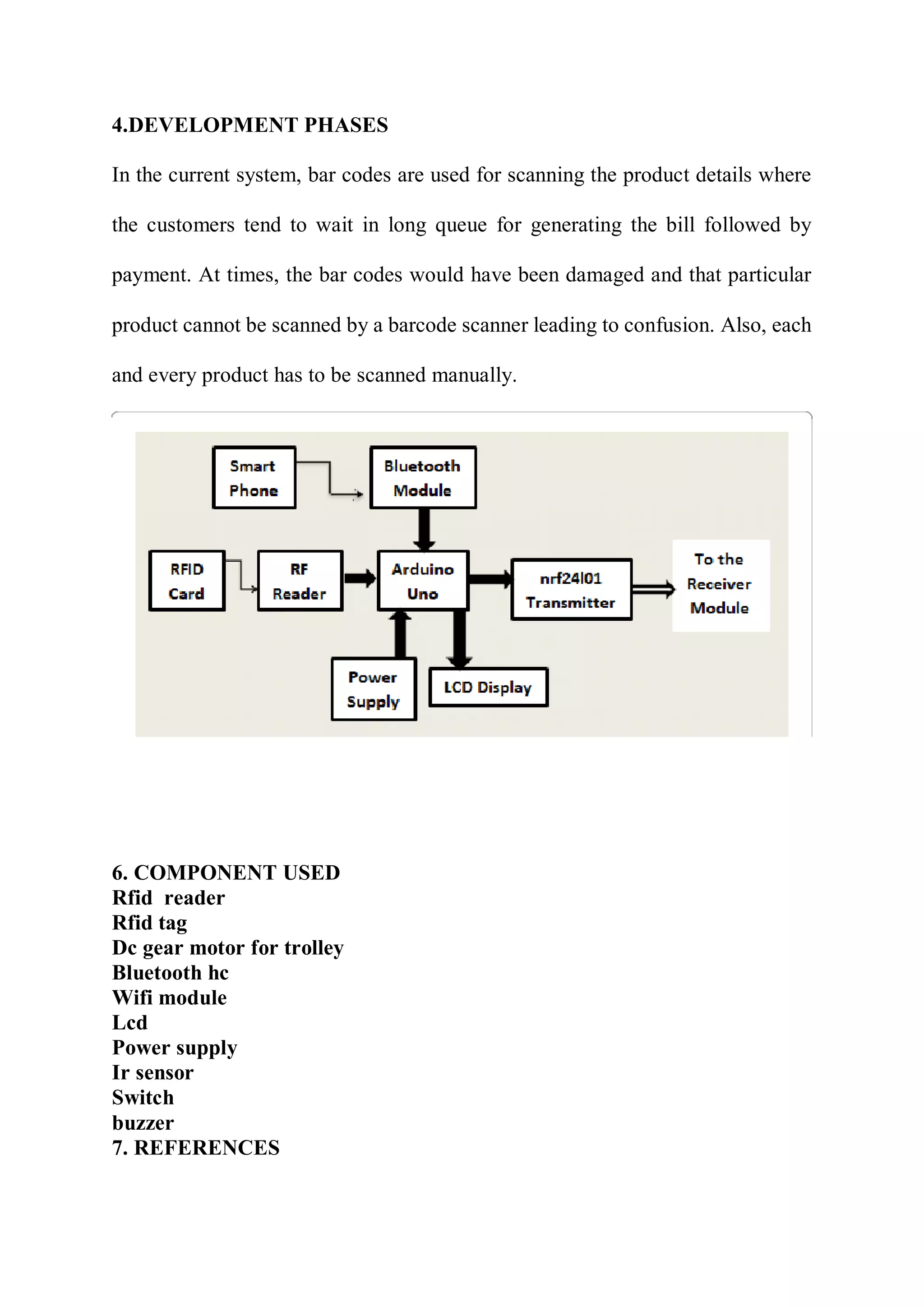 Smart Trolley System for Automated Billing using RFID ppt 2023.pdf
