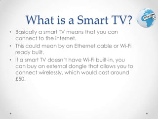 Smart TVs | PPTX