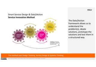 Smart Service Design The design of smart services in the world of ...
