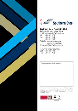 Smartube electrical steel conduit catalog certtificate ong thep luon ...