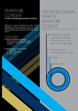 Smartube electrical steel conduit catalog certtificate ong thep luon ...