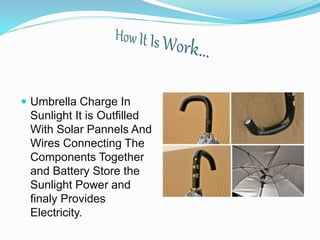 Smart umbrella | PPTX