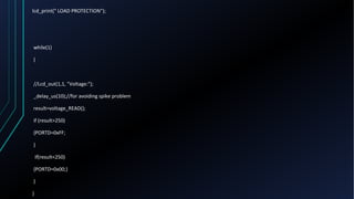 Smart under and over voltage protection system for | PPT