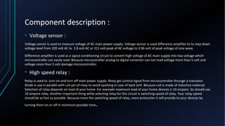 Smart under and over voltage protection system for | PPT