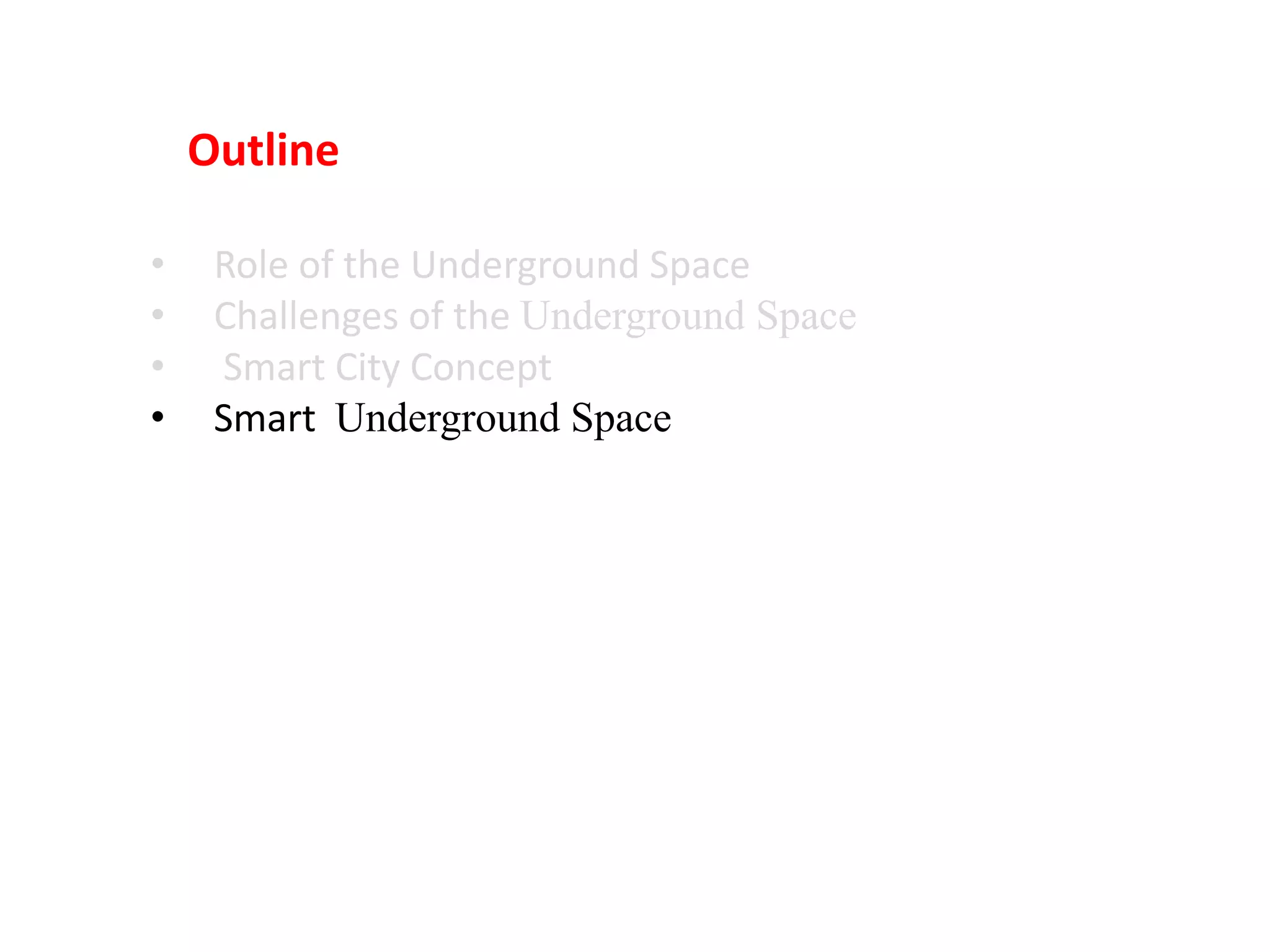 Master Degree Lecture "Smart Underground Space" | PDF | Civil ...