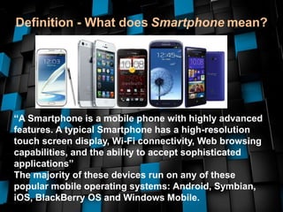 Smart uses of smart phone for students | PPTX