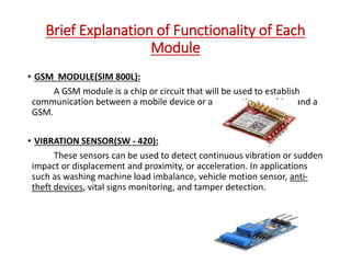 Smart IoT Device for Vehicle Theft | PPTX