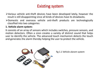 Smart IoT Device for Vehicle Theft | PPTX