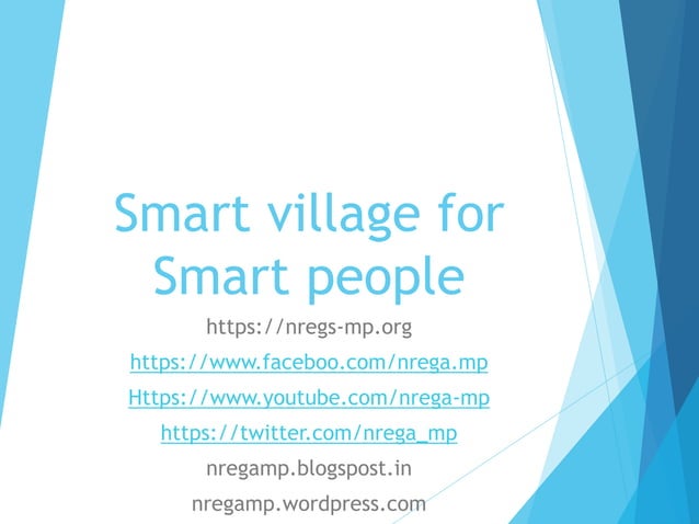 Smart village model copy | PPT
