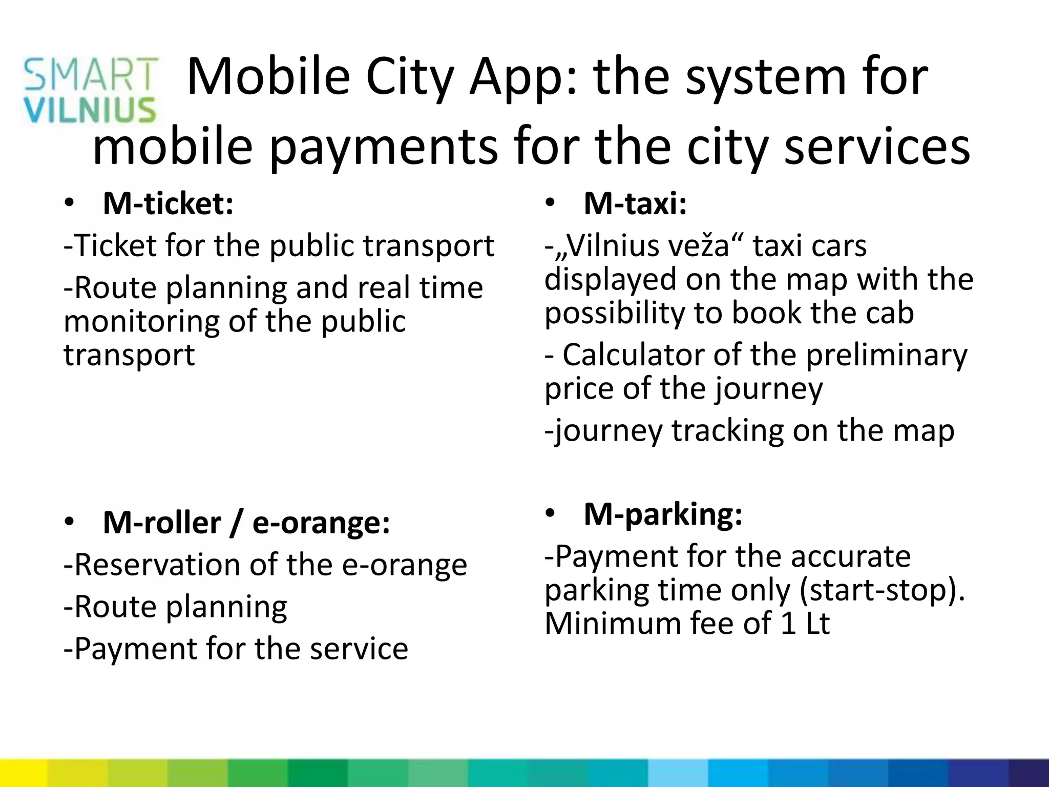 Smart Vilnius by Dalius Kazlauskas | PPT