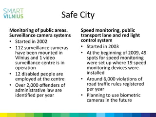 Smart Vilnius by Dalius Kazlauskas | PPT
