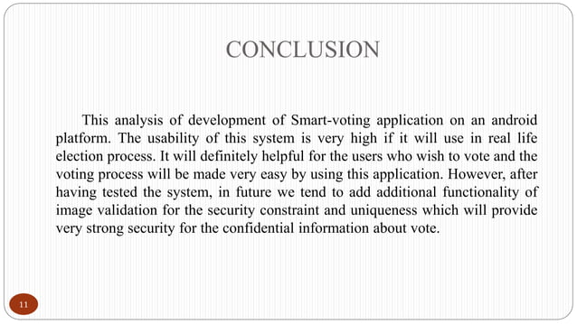 Smart Voting System With Face Recognition Ppt