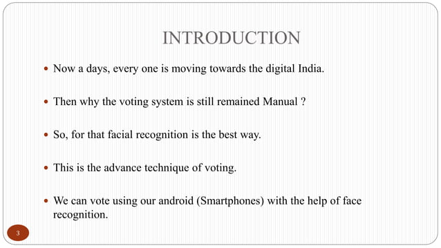 Smart Voting System with Face Recognition | PPTX | Operating Systems | Computer Software and ...