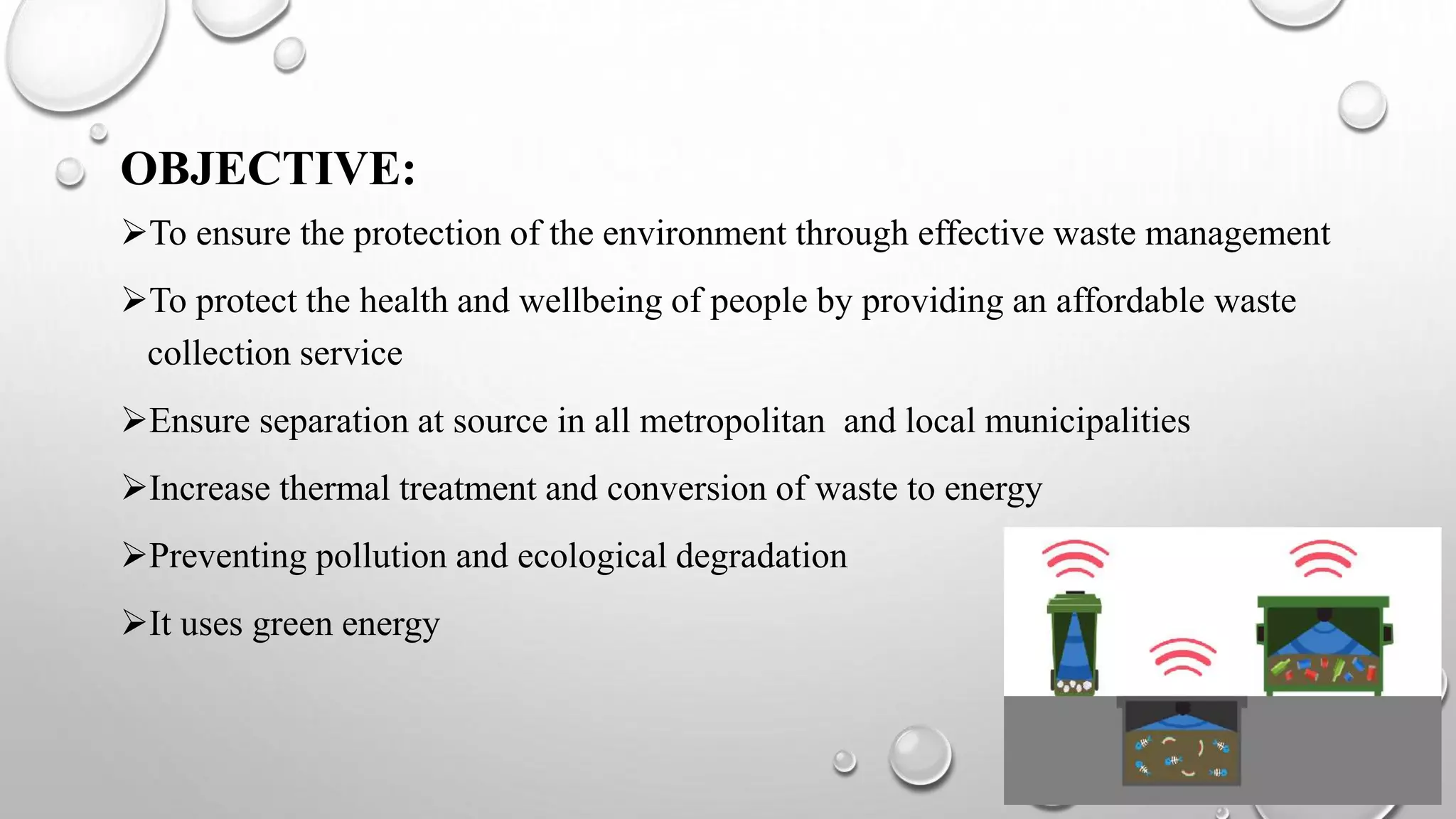 Smart waste management system | PPTX