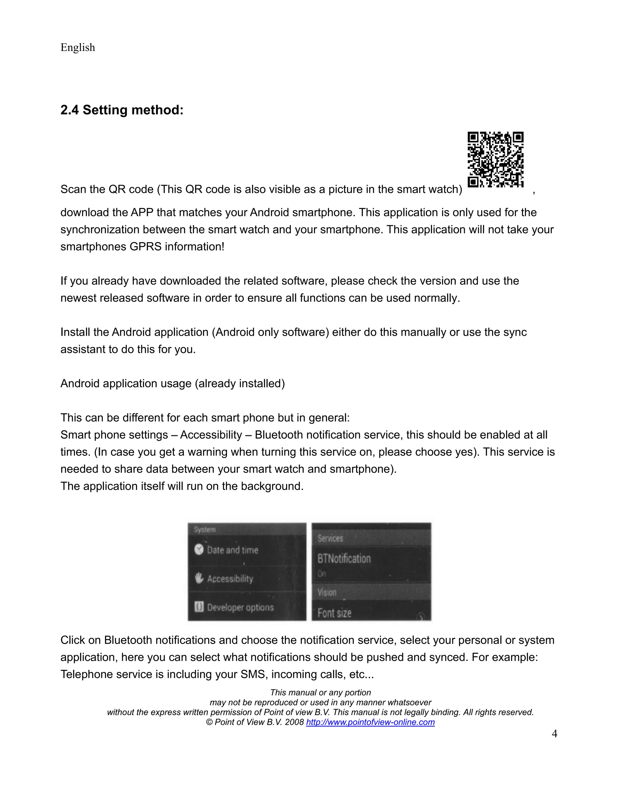 Smart watch a1 manual en | PDF