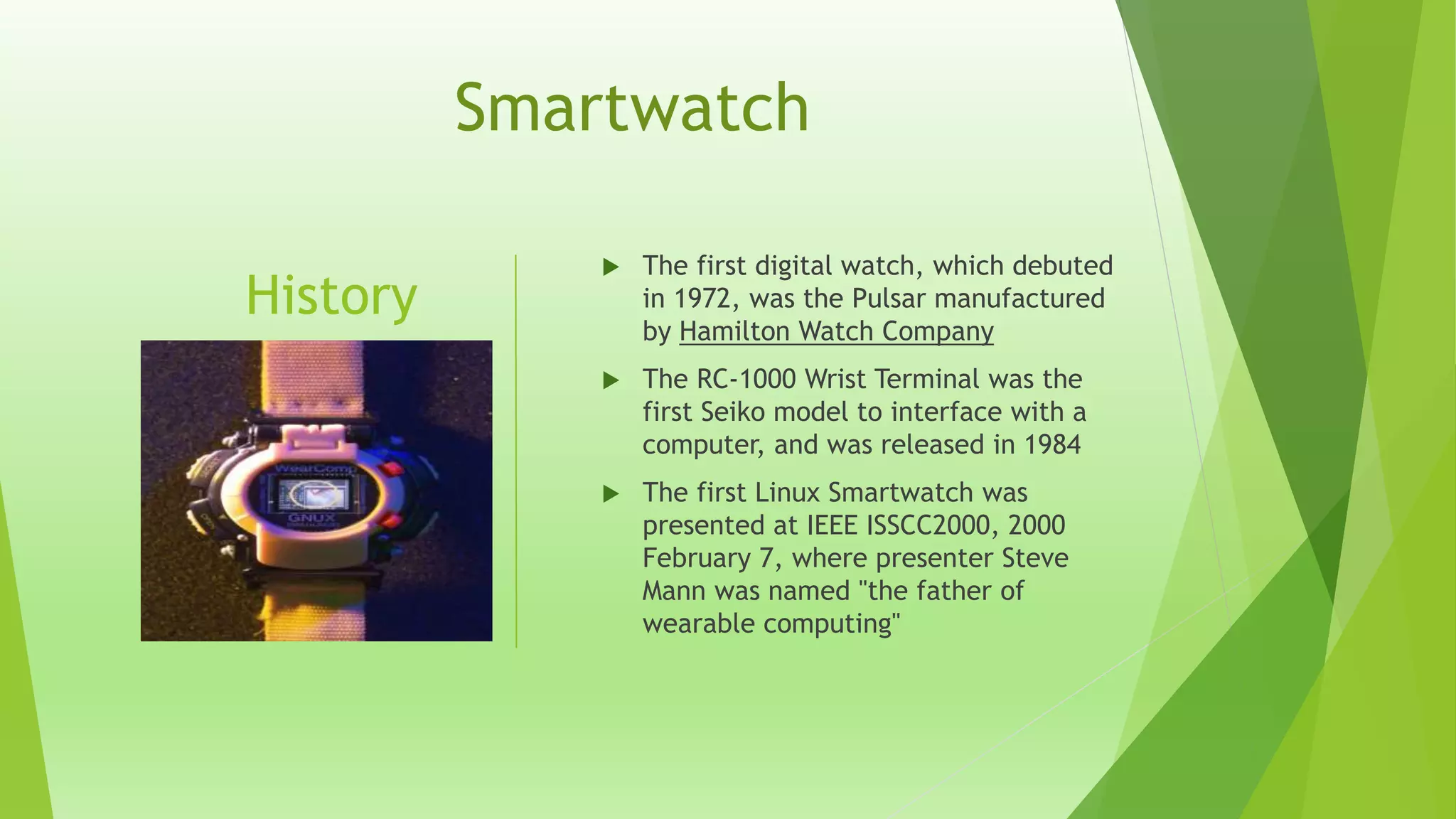 Smartwatches | PPTX