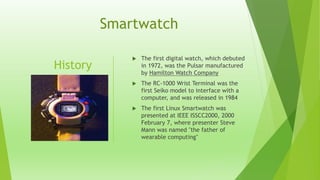 Smartwatches | PPTX