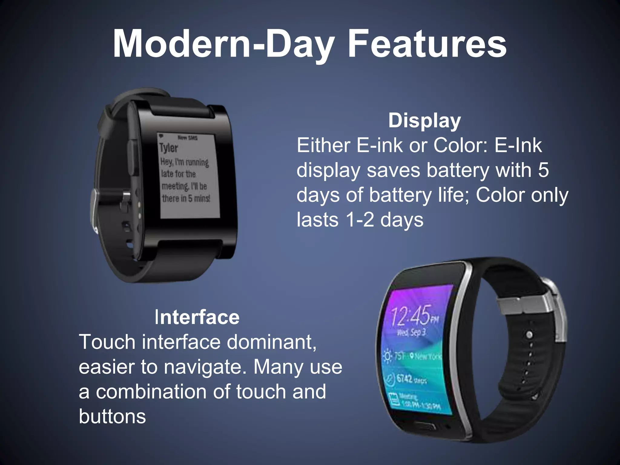 Smartwatch presentation | PPTX