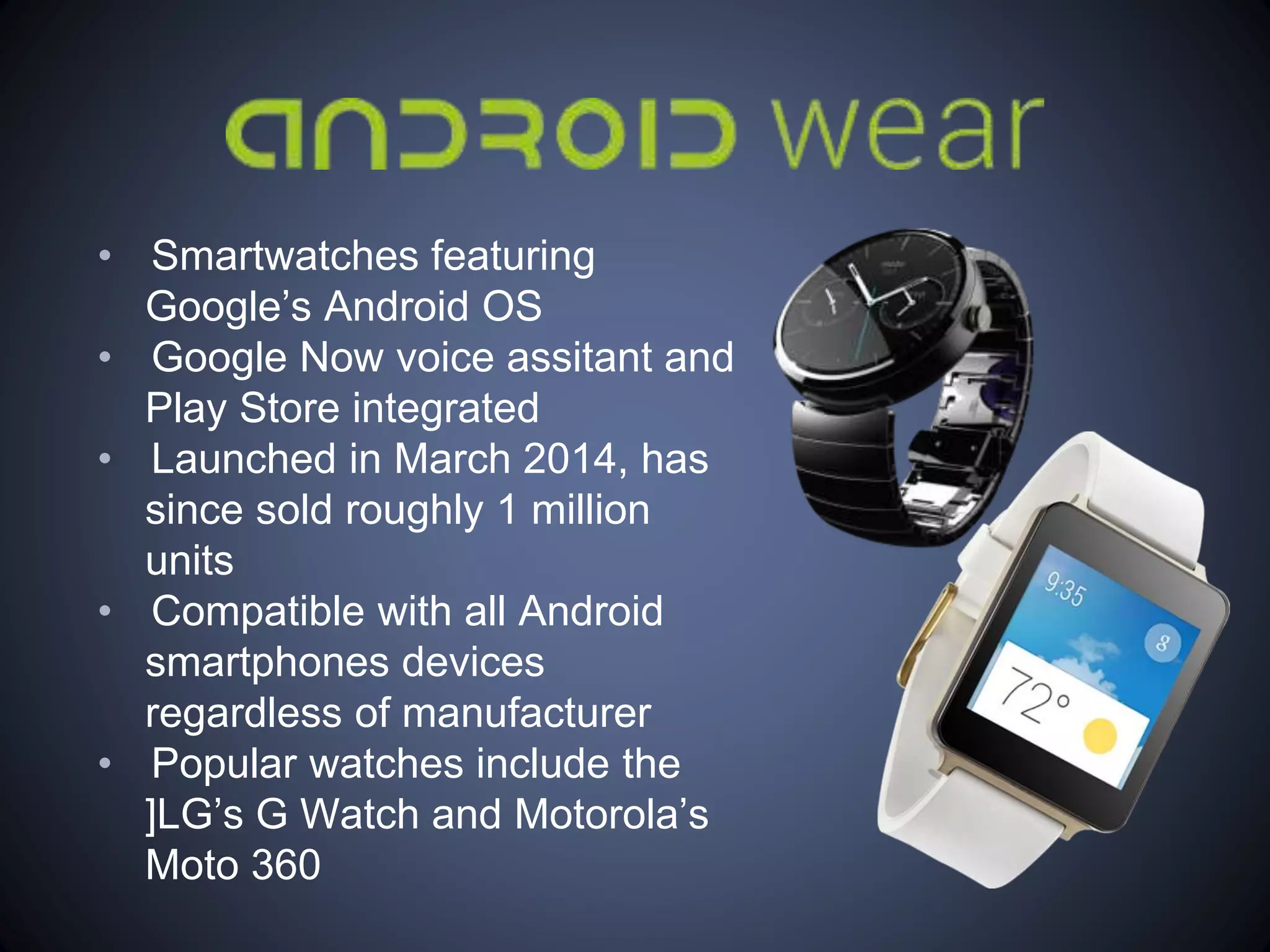 Smartwatch presentation | PPTX