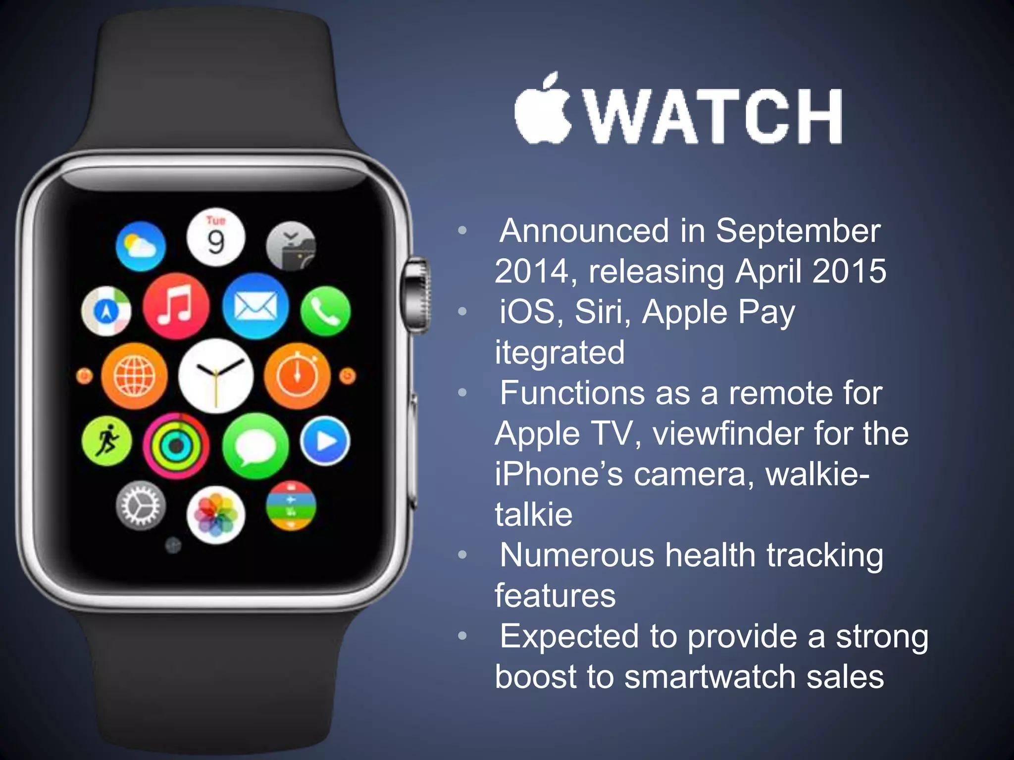 Smartwatch presentation | PPTX