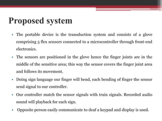 Smart way communication with deaf and dump | PPTX | Computer Peripherals | Computing
