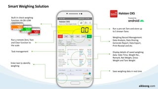 Smart Weighing Solution | PPT