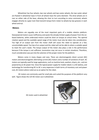 Smart wheel chair based on voice recognition for handicapped | DOCX