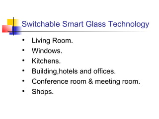 Smart windows | PPT