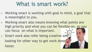 Smart work | PPTX