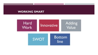 smart work and hard work presentation ppt | PDF