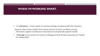 smart work and hard work presentation ppt | PDF