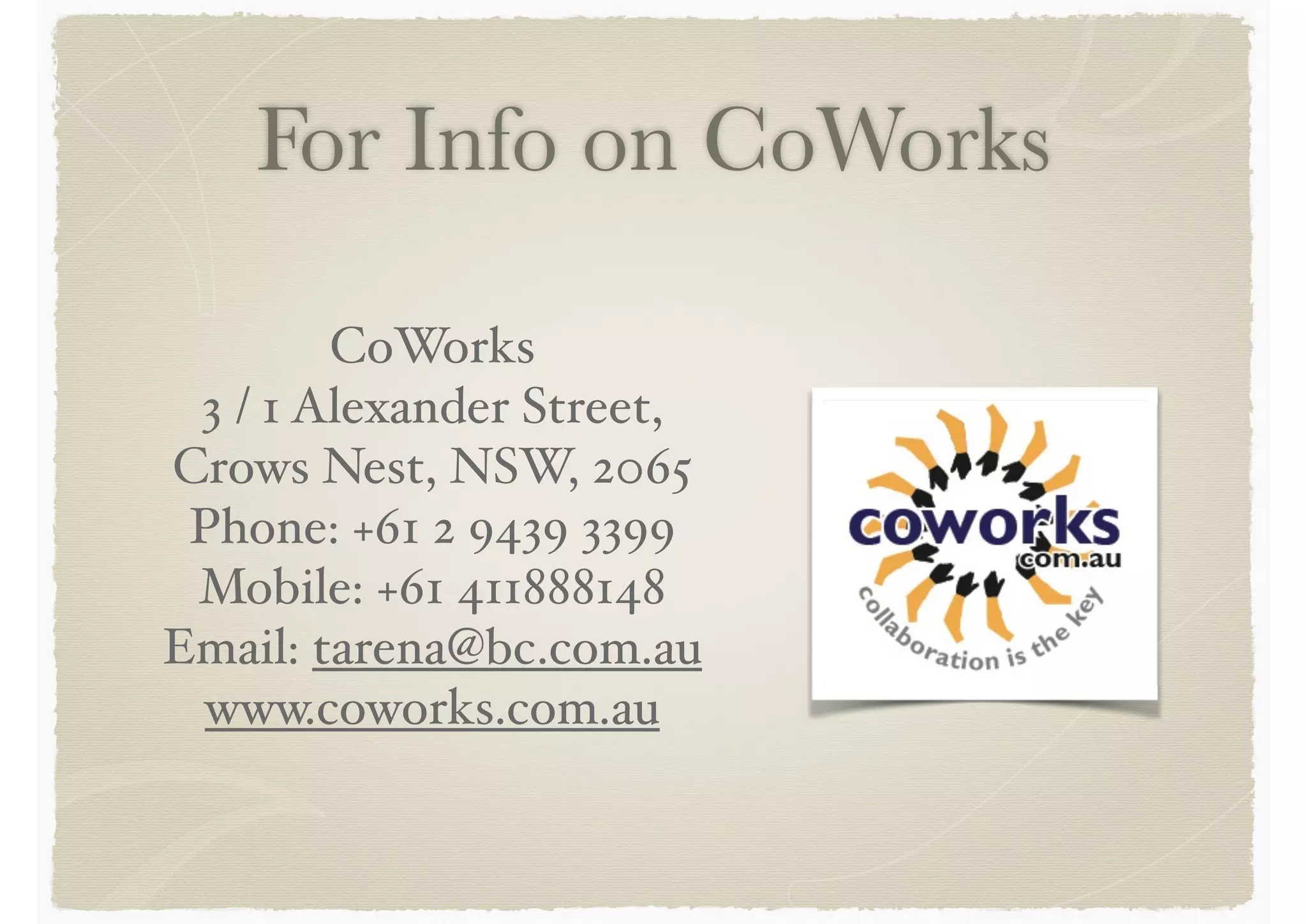 SmartWorking saving time | PPT