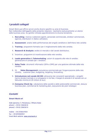 Smart Work Servizi Internazionali | PDF