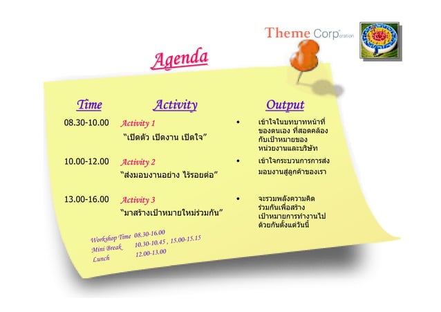 Smart workshop document | PPT