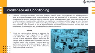 Smart workspaces-Faststream Technologies | PPT