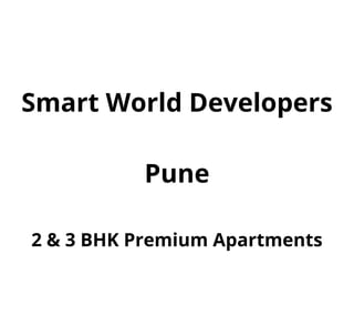 Smart World Pune | E-Brochure | PDF