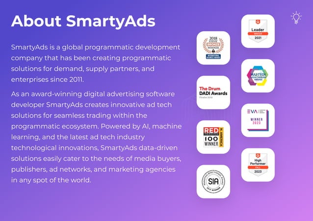Main Features of the SmartyAds White Label SSP | PPT