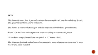 Superficial Musculo Aponeurotic System(SMAS) | PPTX