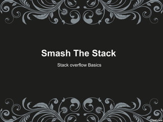 Buffer Overflow | PPT