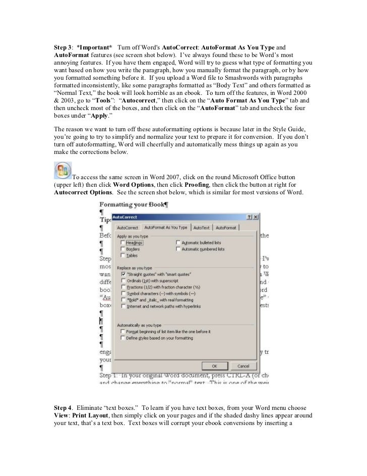 Smashwords Style Guide
