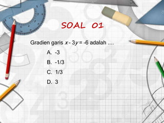 Smass 10. persamaan garis lurus | PPSX