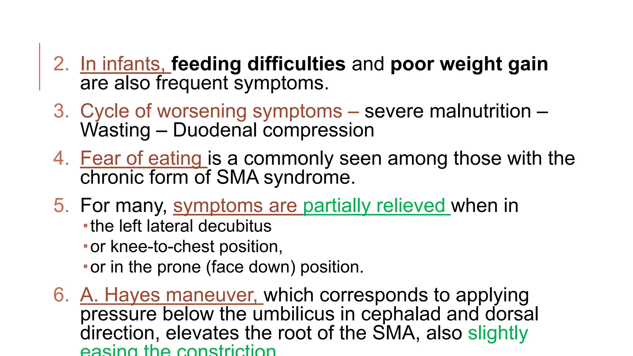 sma syndrome Superior mesenteric artery syndrome | PPTX