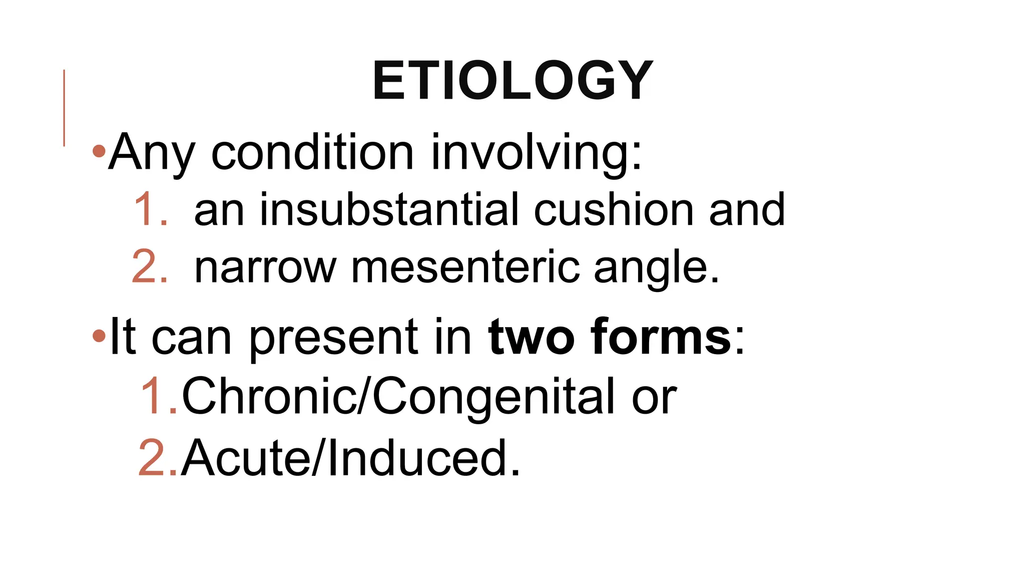 sma syndrome Superior mesenteric artery syndrome | PPTX