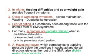 sma syndrome Superior mesenteric artery syndrome | PPTX