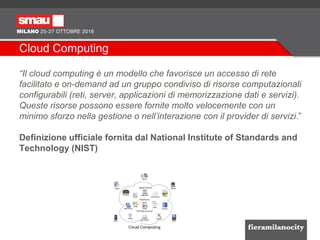 Smau Milano 2016 - Sascia Morelli | PPT