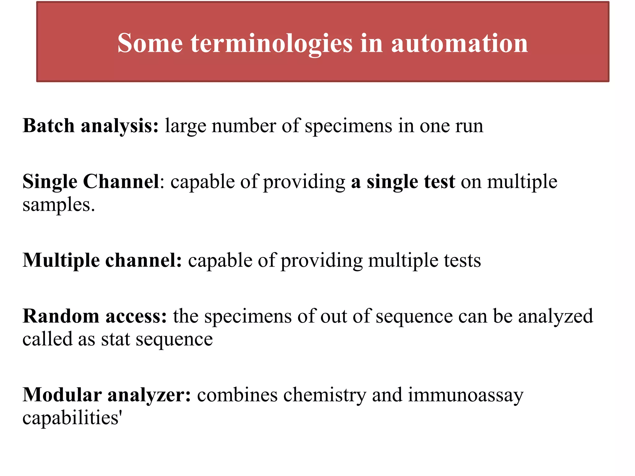 Automation and continuous flow analyzer | PPTX