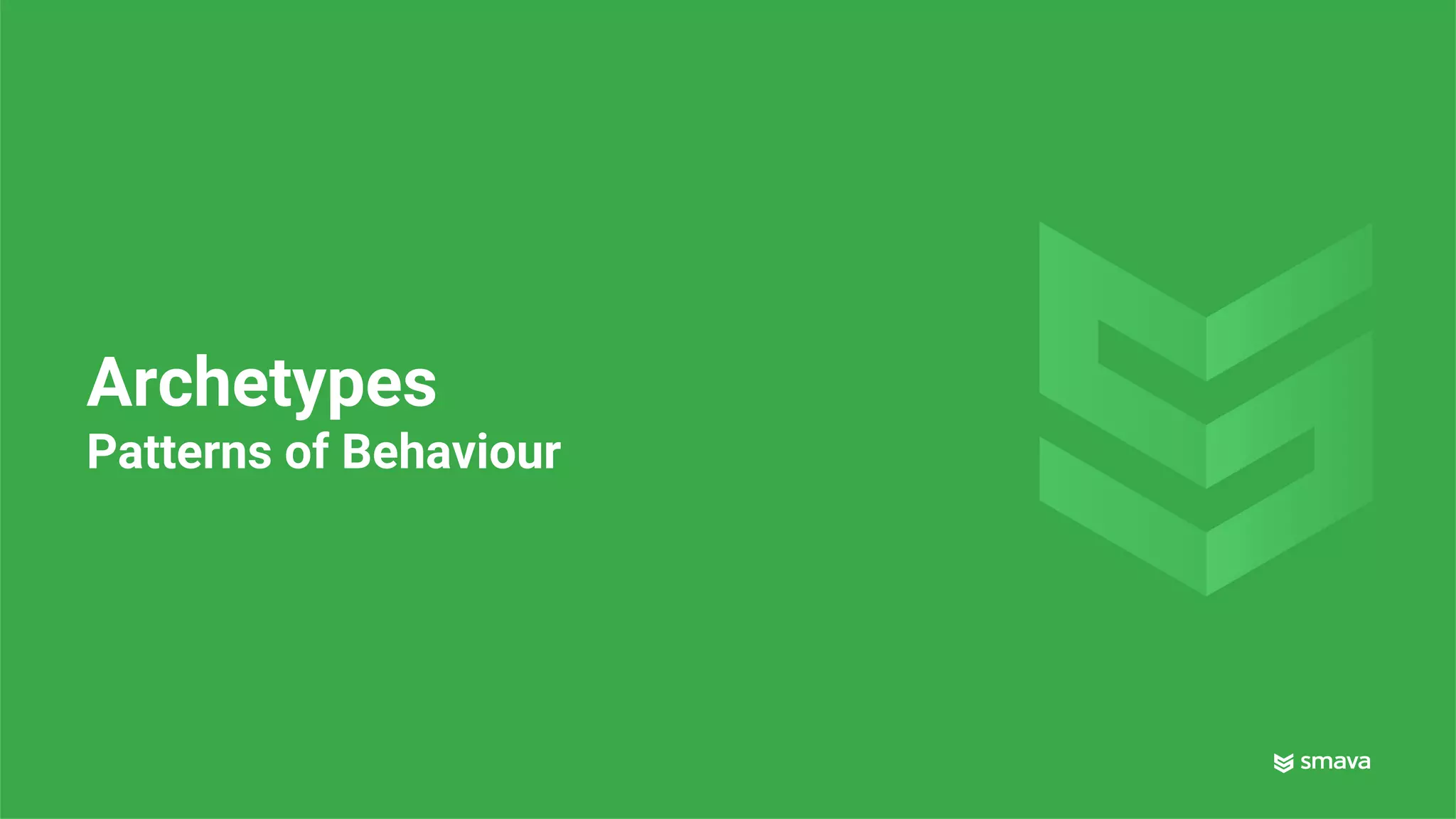 smava - archetypes: patterns of behaviour | PPT