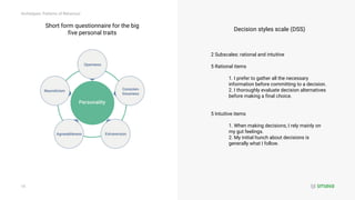 smava - archetypes: patterns of behaviour | PPT
